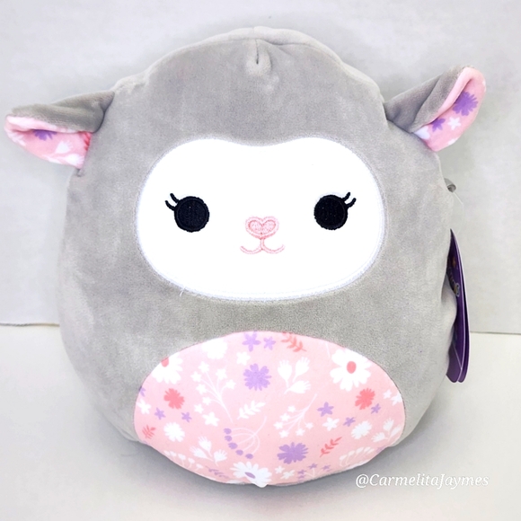 Squishmallows | Toys | Elea Gray Lamb Pink Purple Floral Easter 224 ...